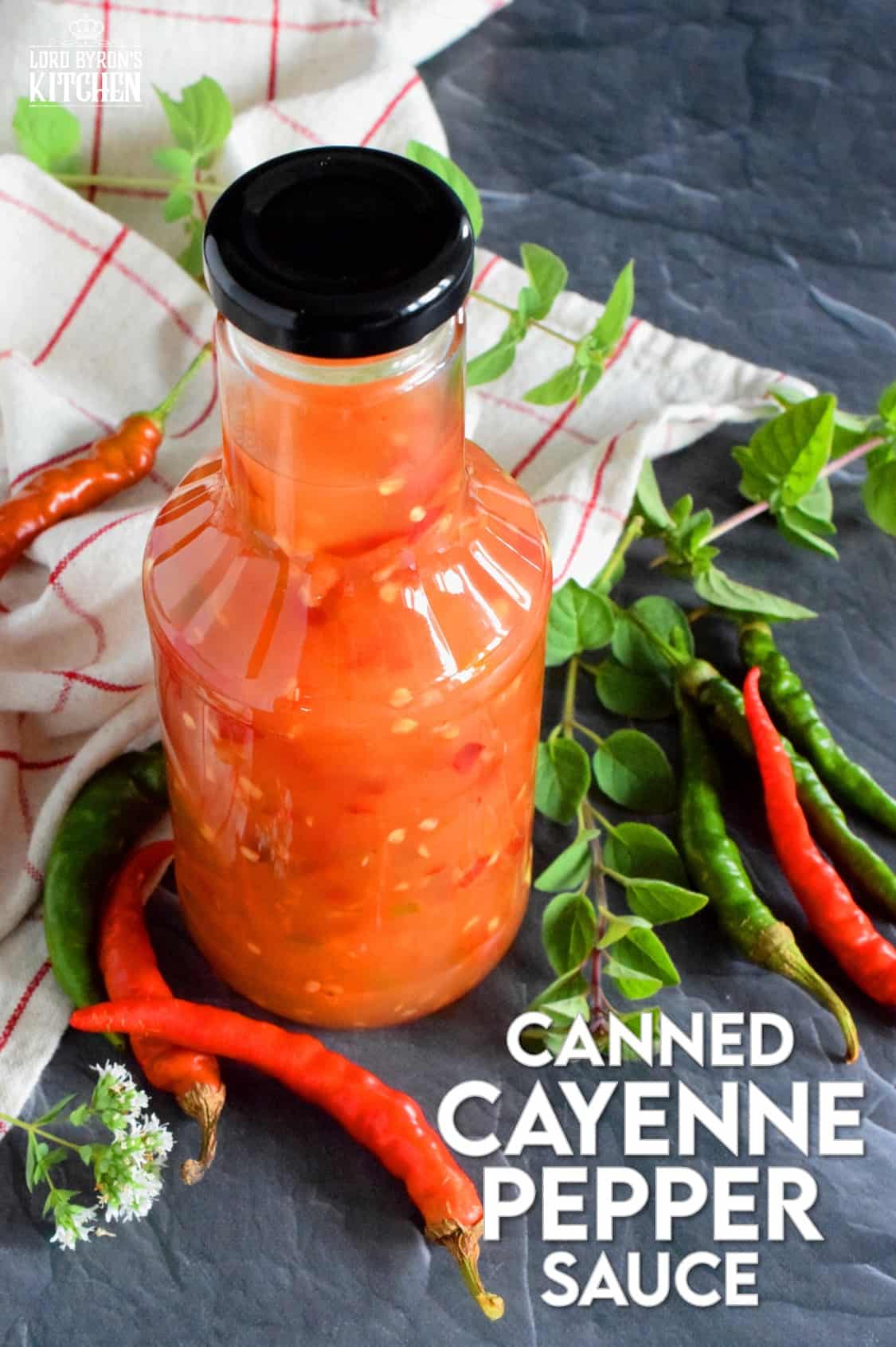 Canned Cayenne Pepper Sauce - Lord Byron's Kitchen
