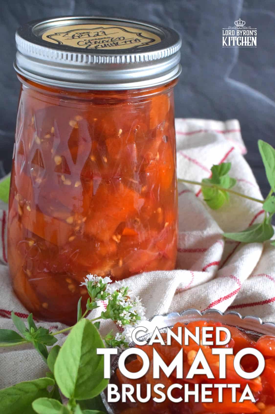 Canned Tomato Bruschetta - Lord Byron's Kitchen