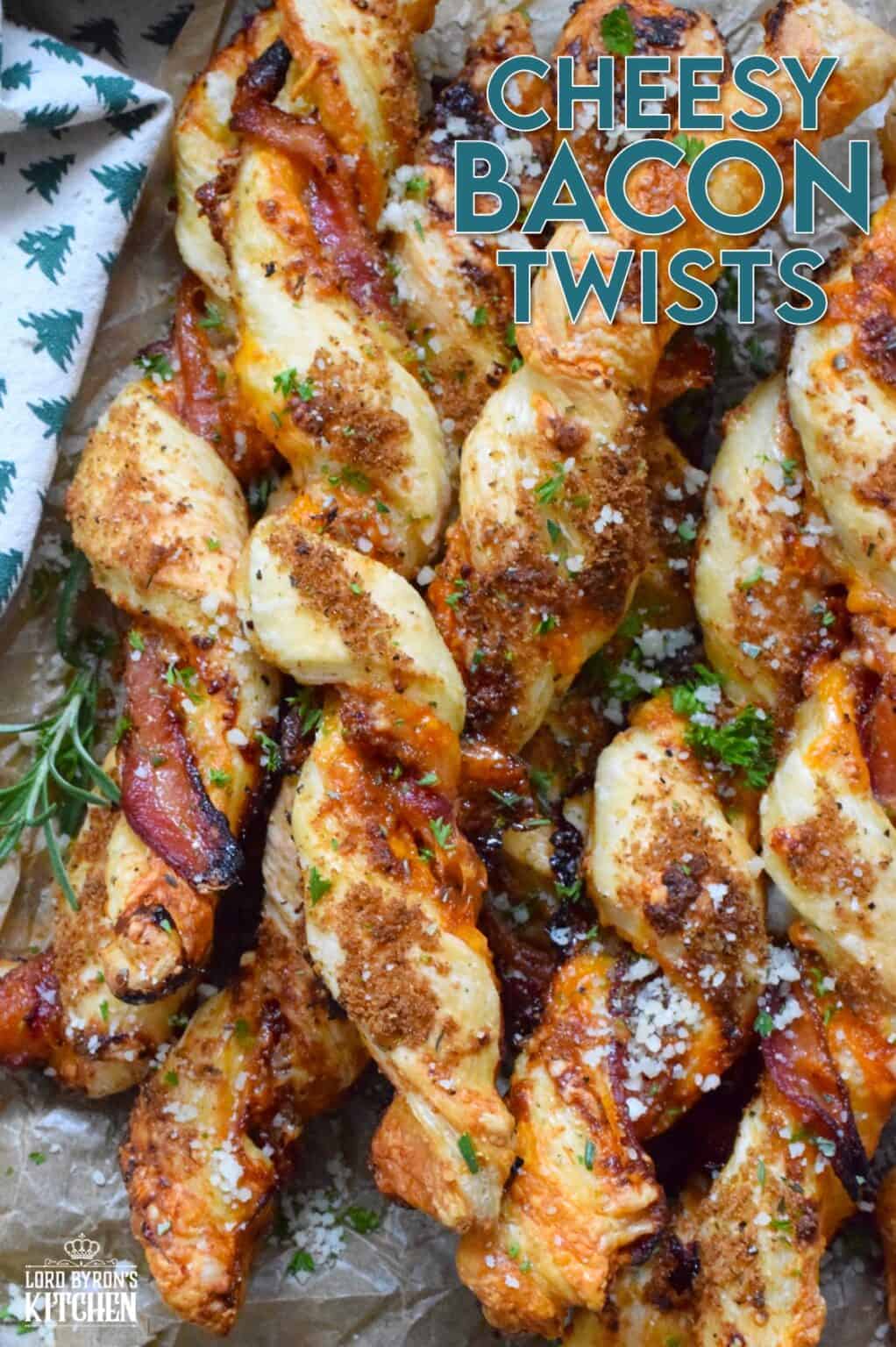 Cheesy Bacon Twists - Lord Byron's Kitchen