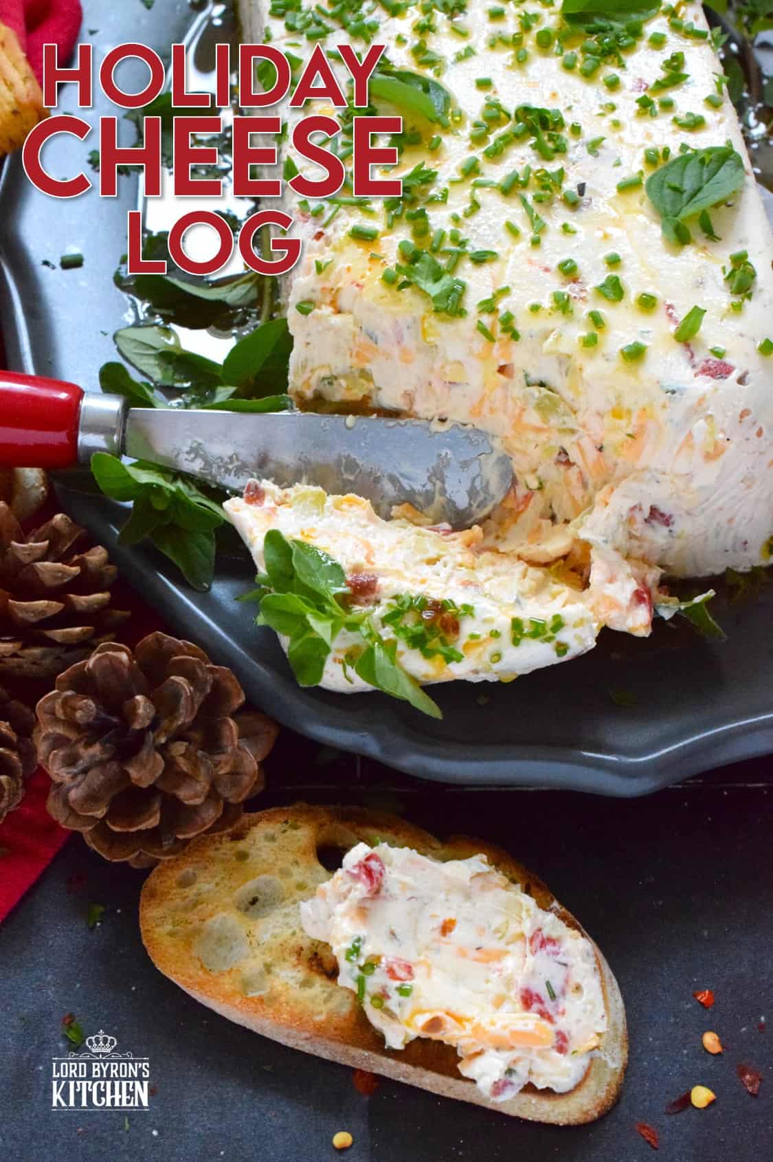Holiday Cheese Log - Lord Byron's Kitchen
