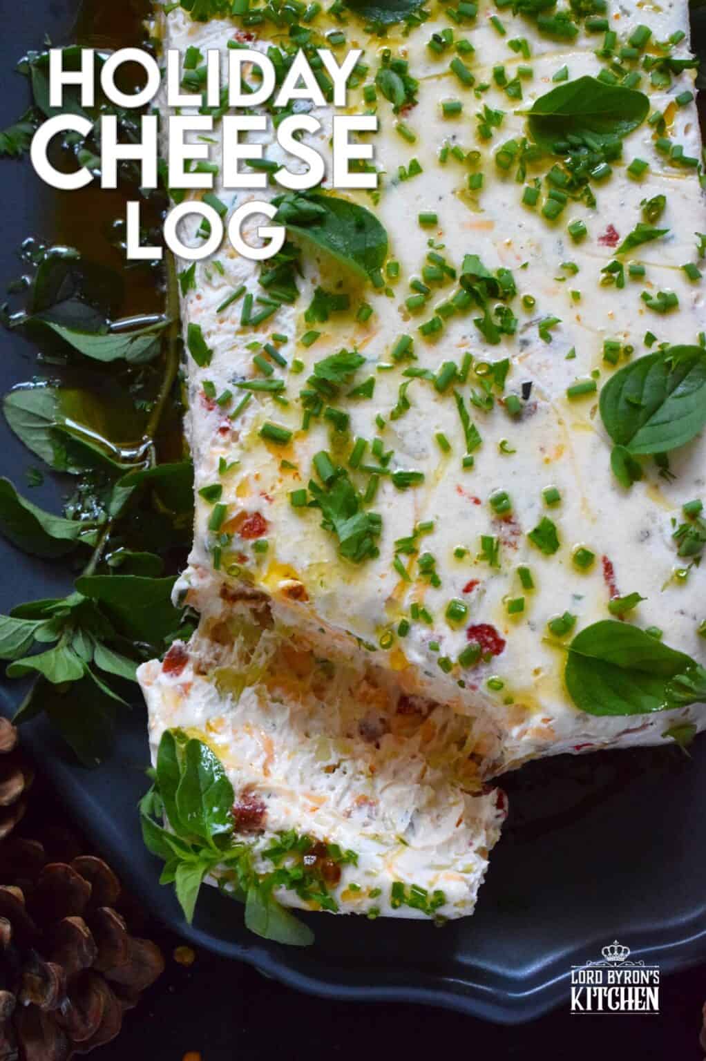 Holiday Cheese Log - Lord Byron's Kitchen