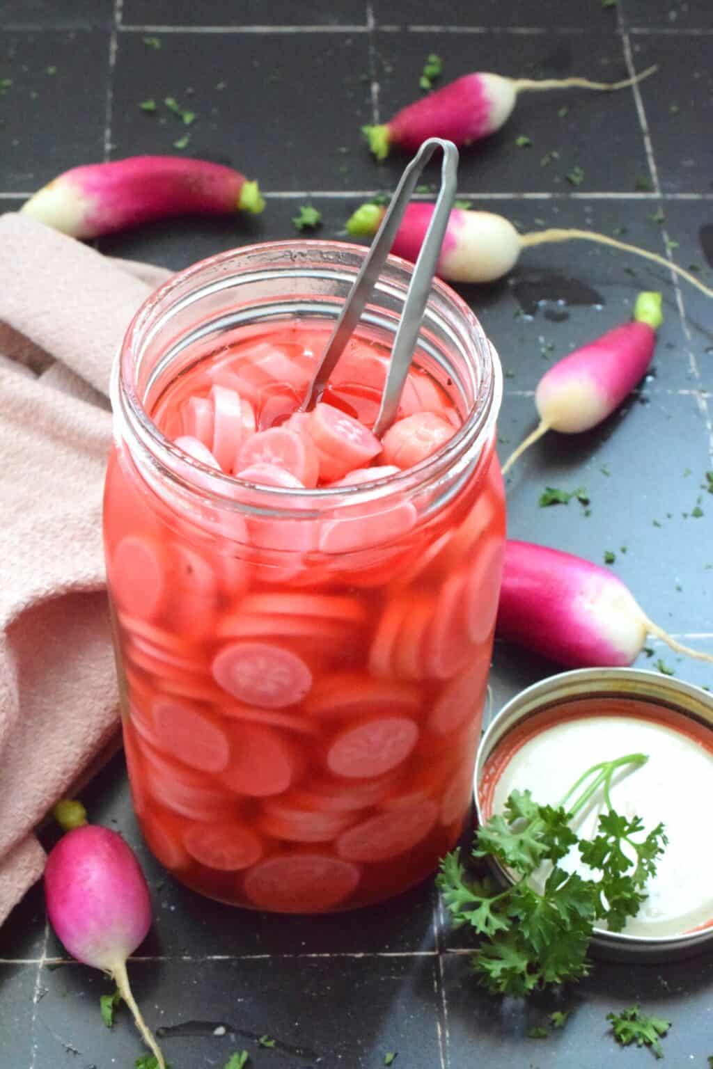 Quick Pickled Radish - Lord Byron's Kitchen