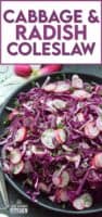 Cabbage and Radish Coleslaw - Lord Byron's Kitchen