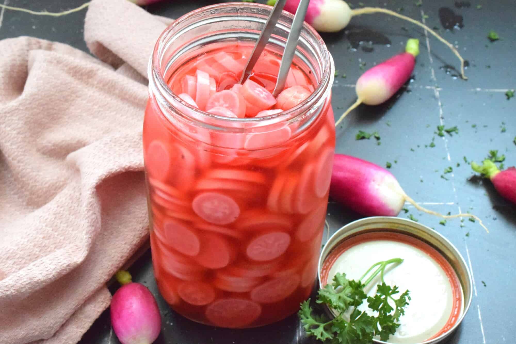 Quick Pickled Radish - Lord Byron's Kitchen