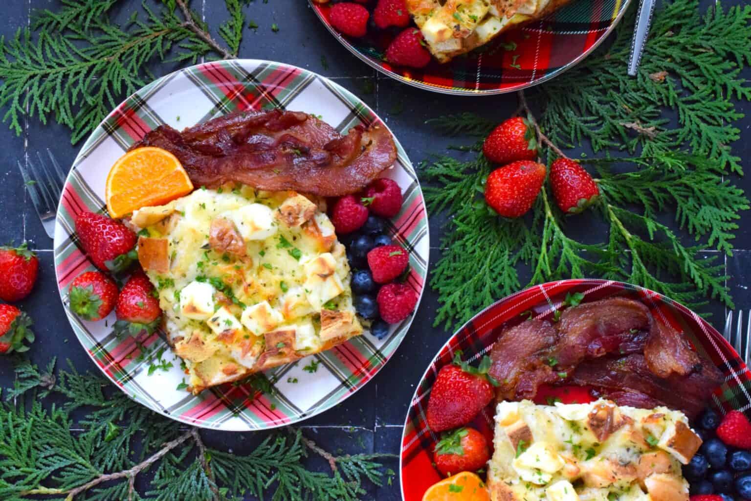 Breakfast Egg and Bagel Casserole - Lord Byron's Kitchen