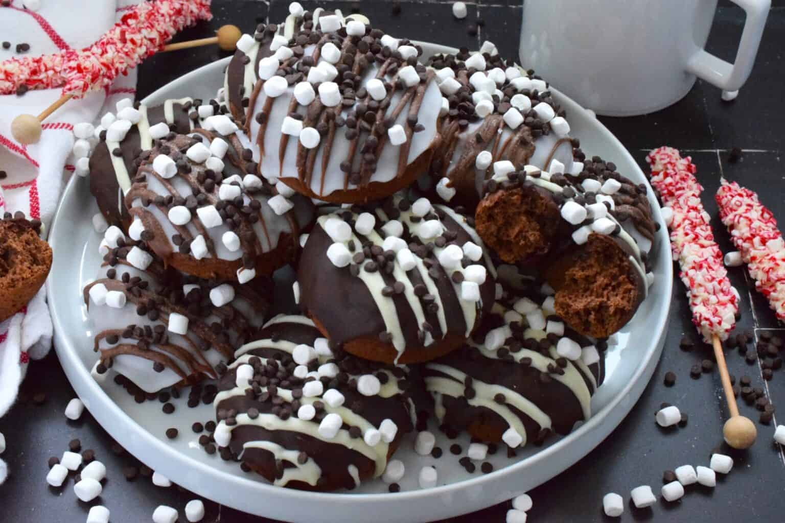Hot Chocolate Donuts - Lord Byron's Kitchen