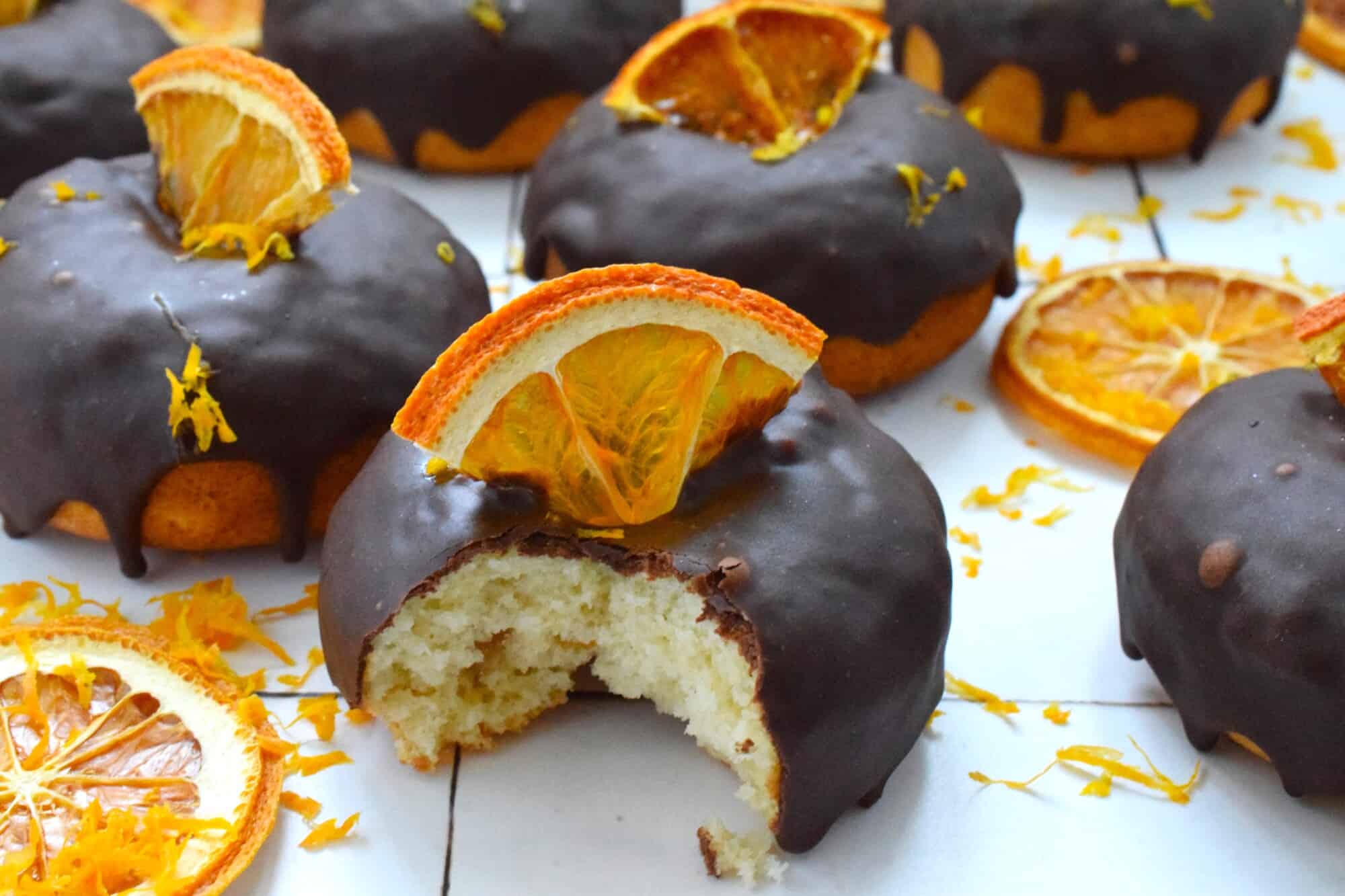 Candied Orange Donuts - Lord Byron's Kitchen