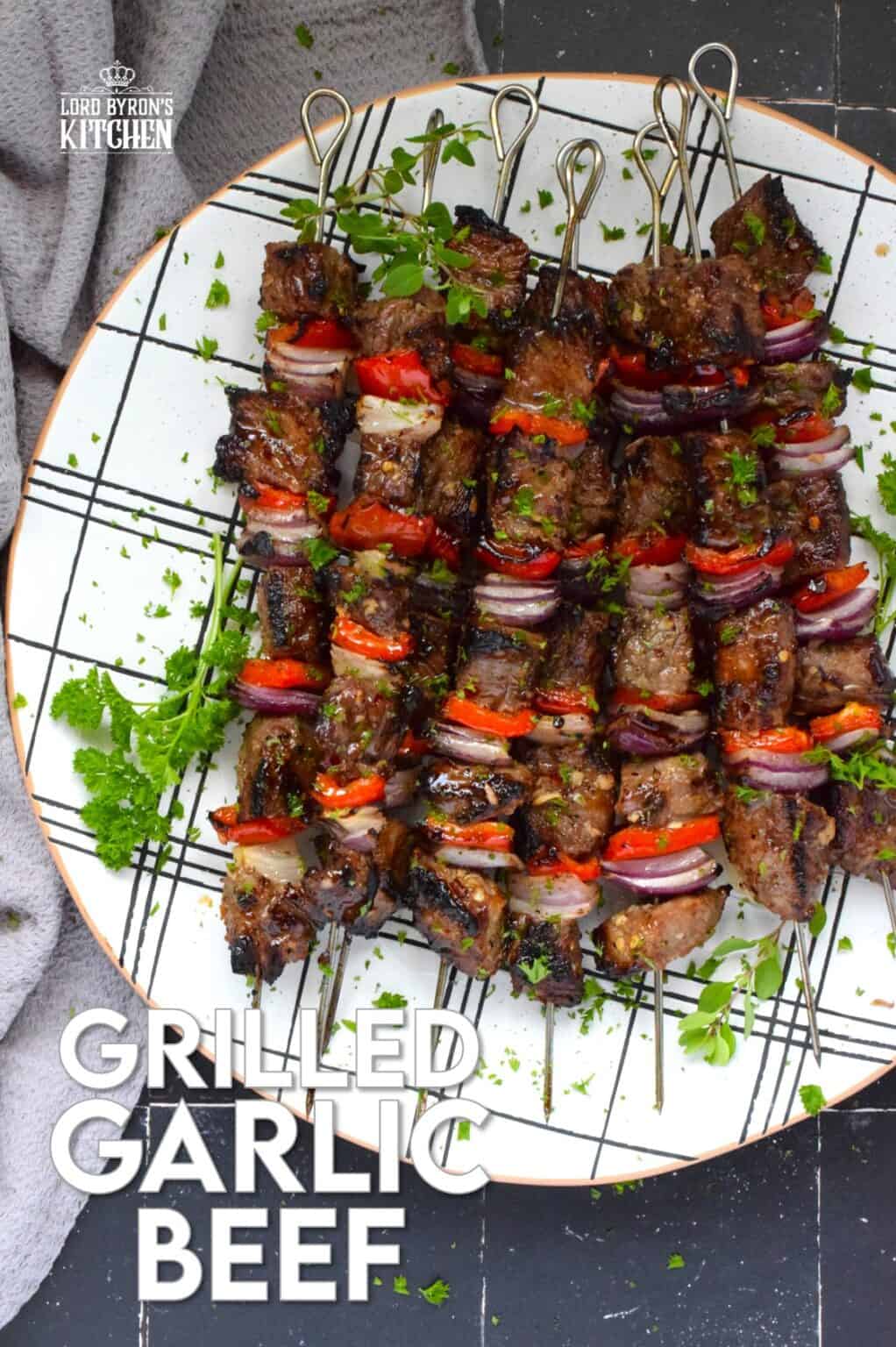 Grilled Garlic Beef - Lord Byron's Kitchen