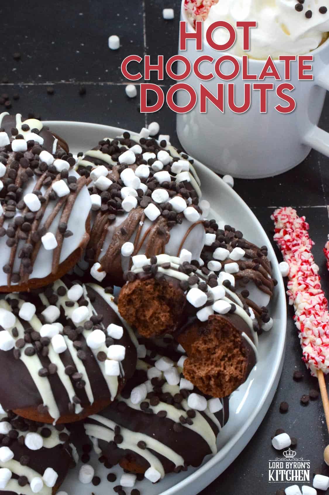 Hot Chocolate Donuts - Lord Byron's Kitchen
