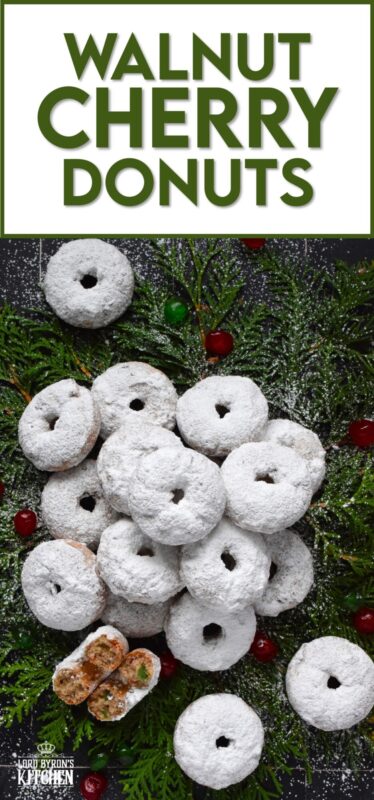 Walnut Cherry Donuts - Lord Byron's Kitchen