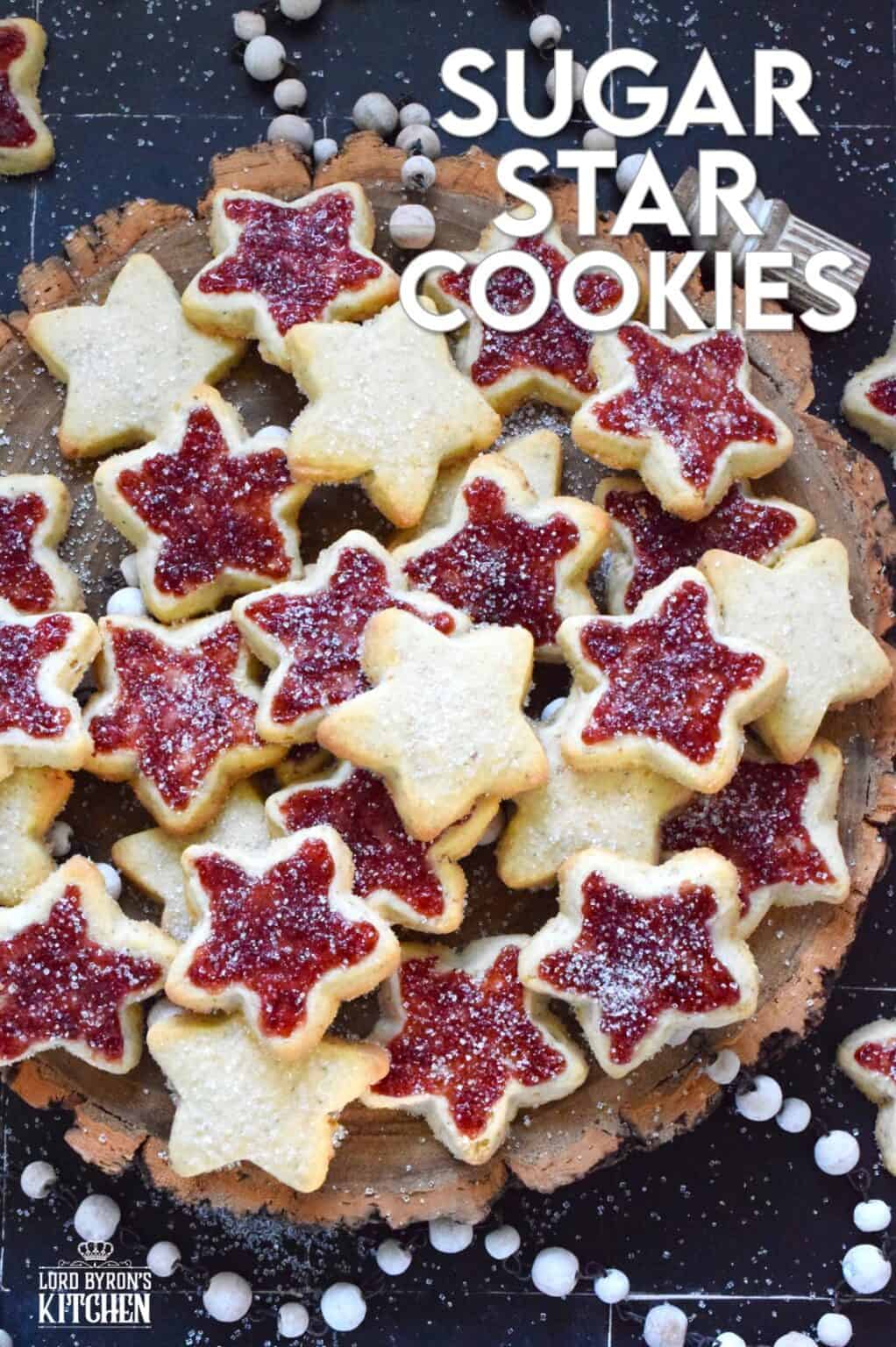 Sugar Star Cookies - Lord Byron's Kitchen