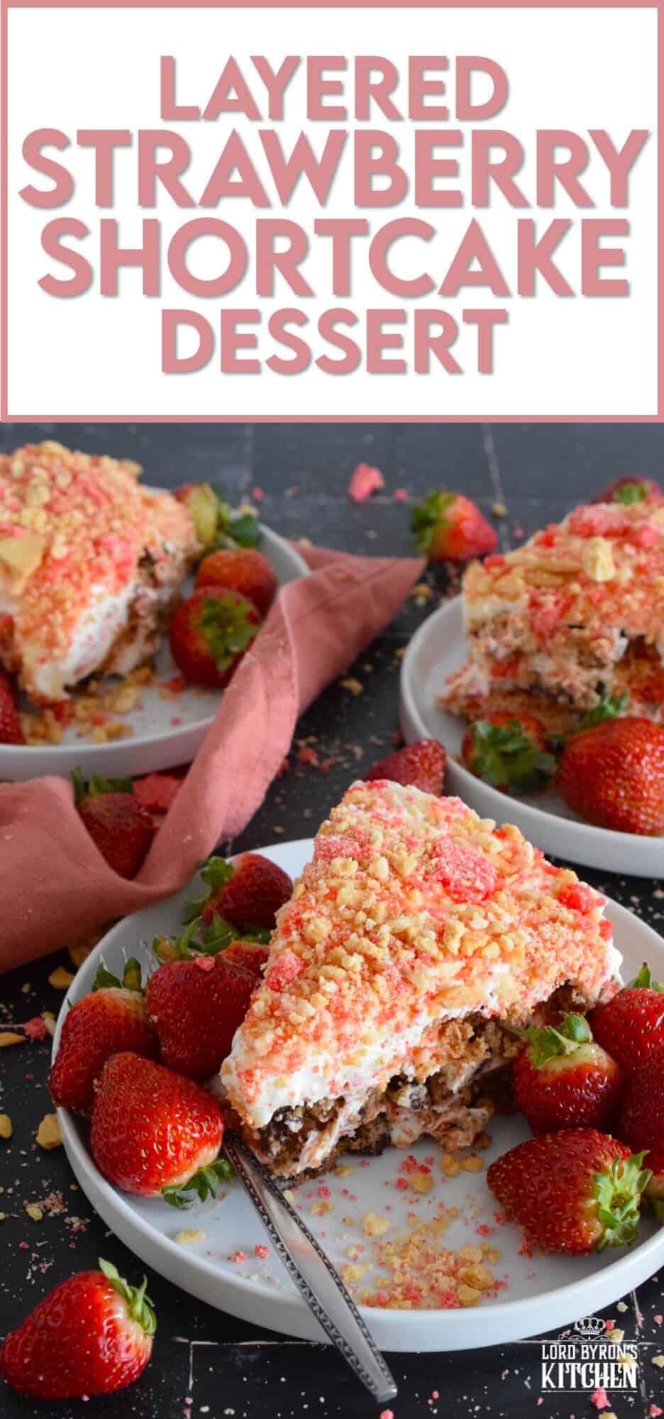 Layered Strawberry Shortcake Dessert - Lord Byron's Kitchen