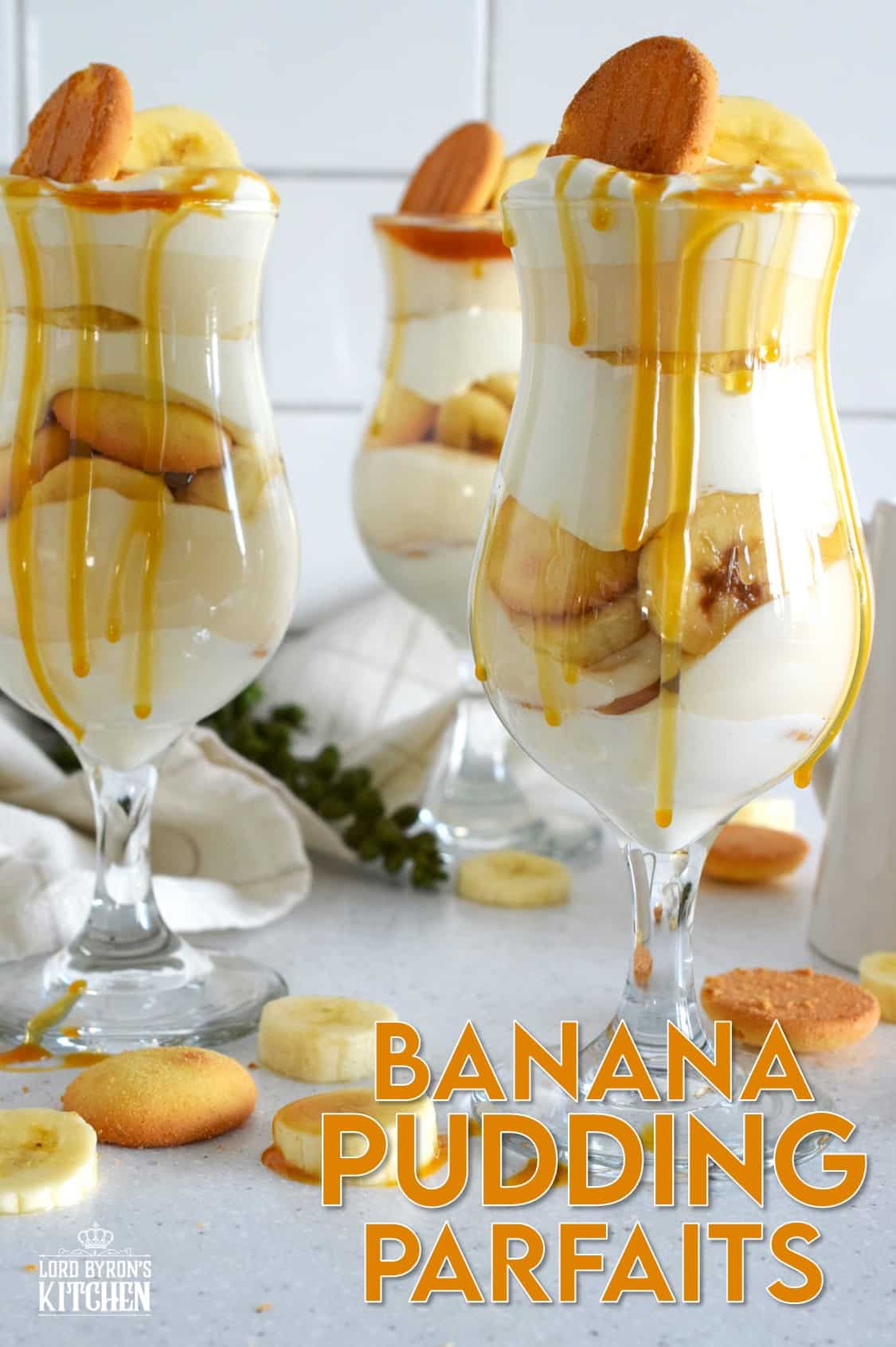 Banana Pudding Parfaits - Lord Byron's Kitchen