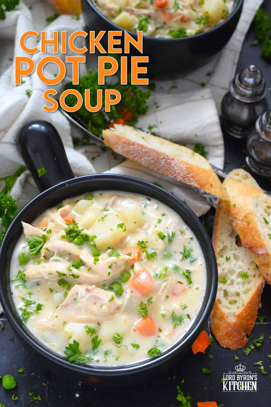 Chicken Pot Pie Soup - Lord Byron's Kitchen