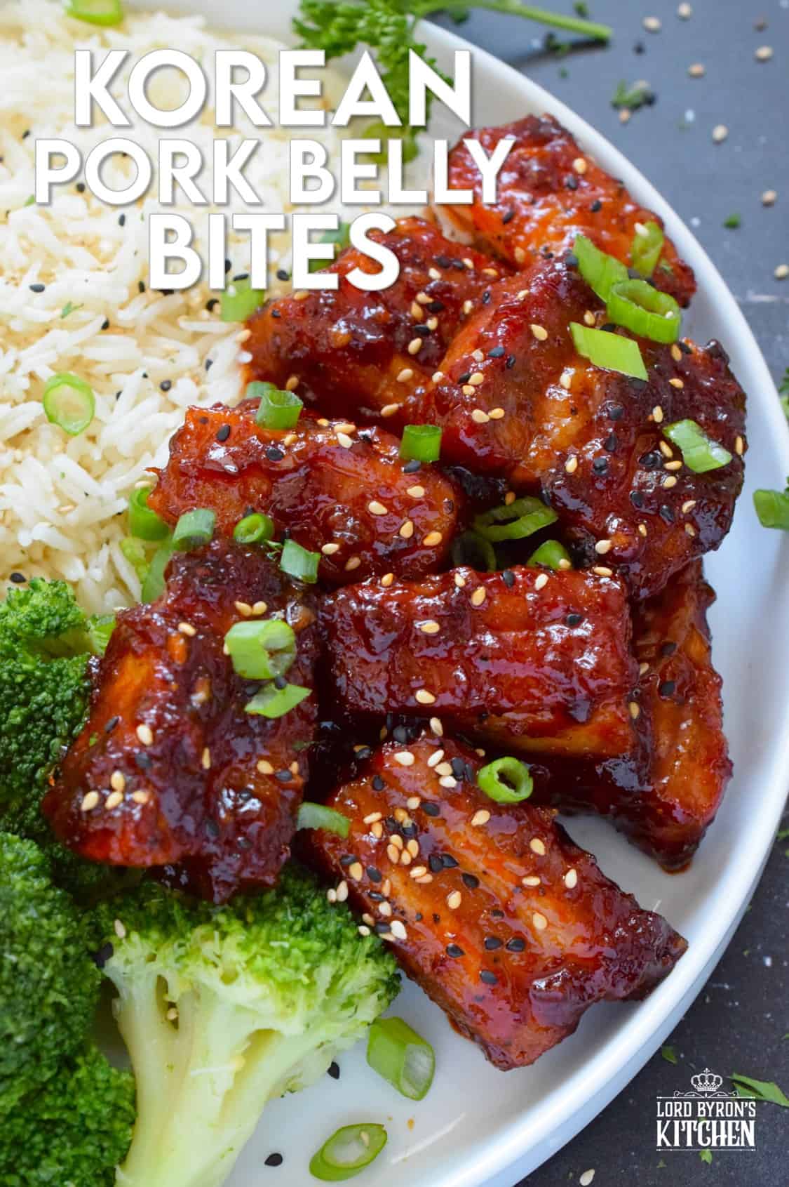 Korean Pork Belly Bites - Lord Byron's Kitchen