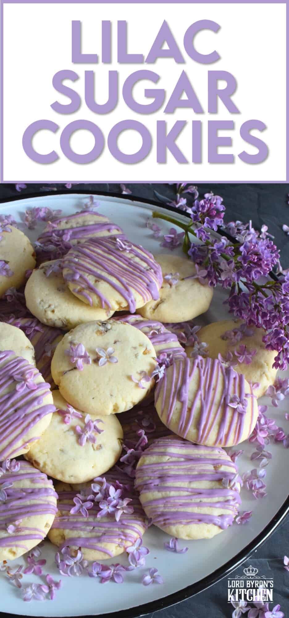 Lilac Sugar Cookies - Lord Byron's Kitchen
