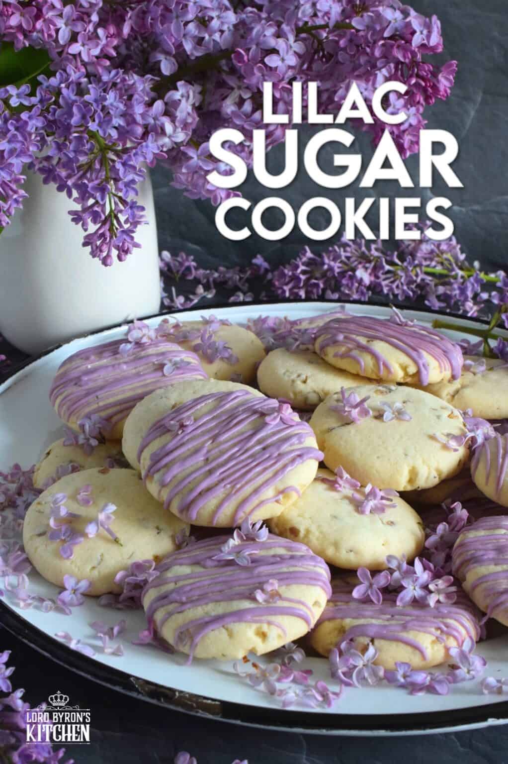 Lilac Sugar Cookies - Lord Byron's Kitchen