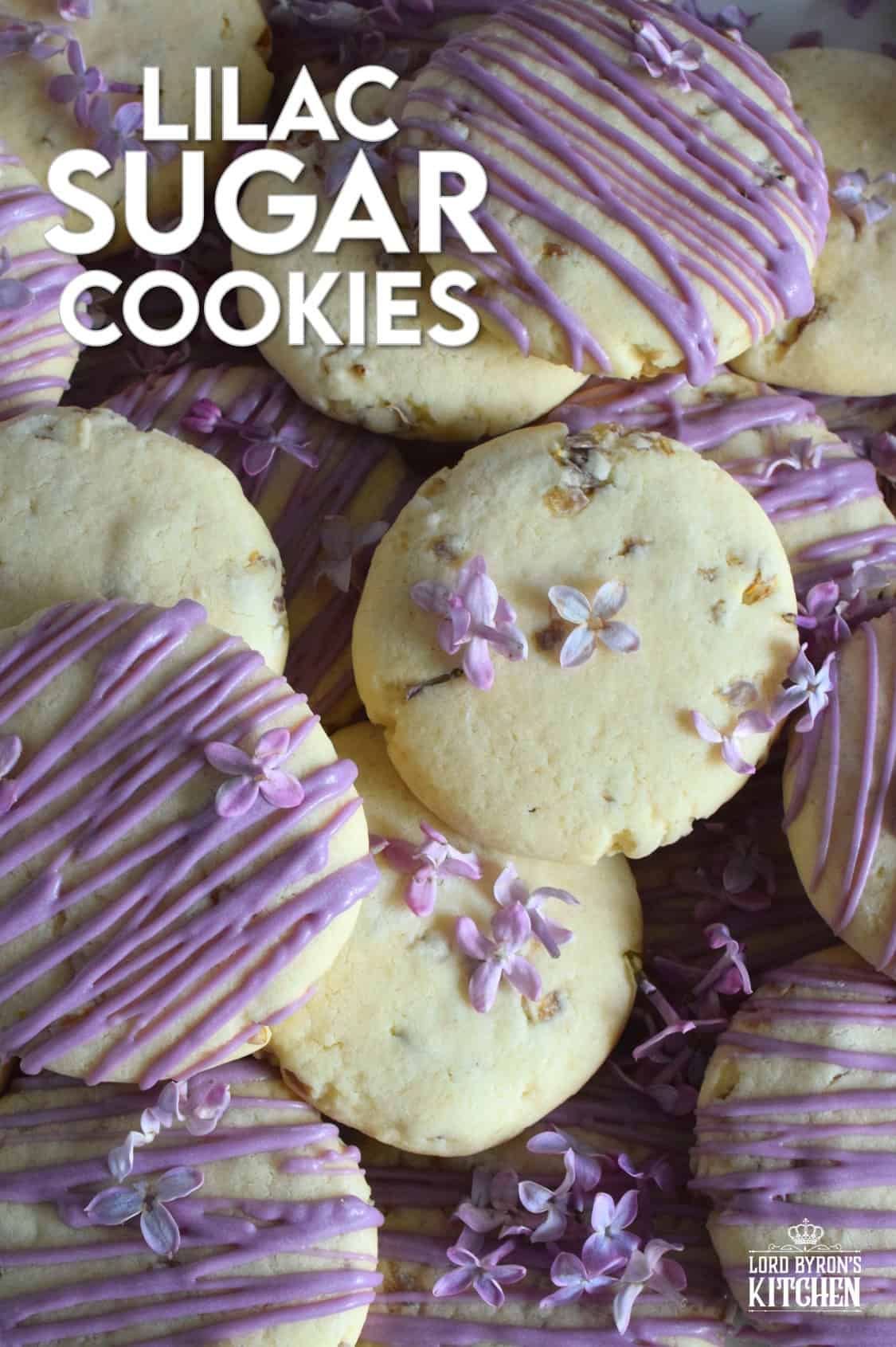 Lilac Sugar Cookies - Lord Byron's Kitchen