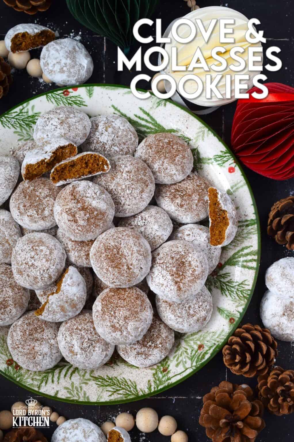 Clove and Molasses Cookies - Lord Byron's Kitchen