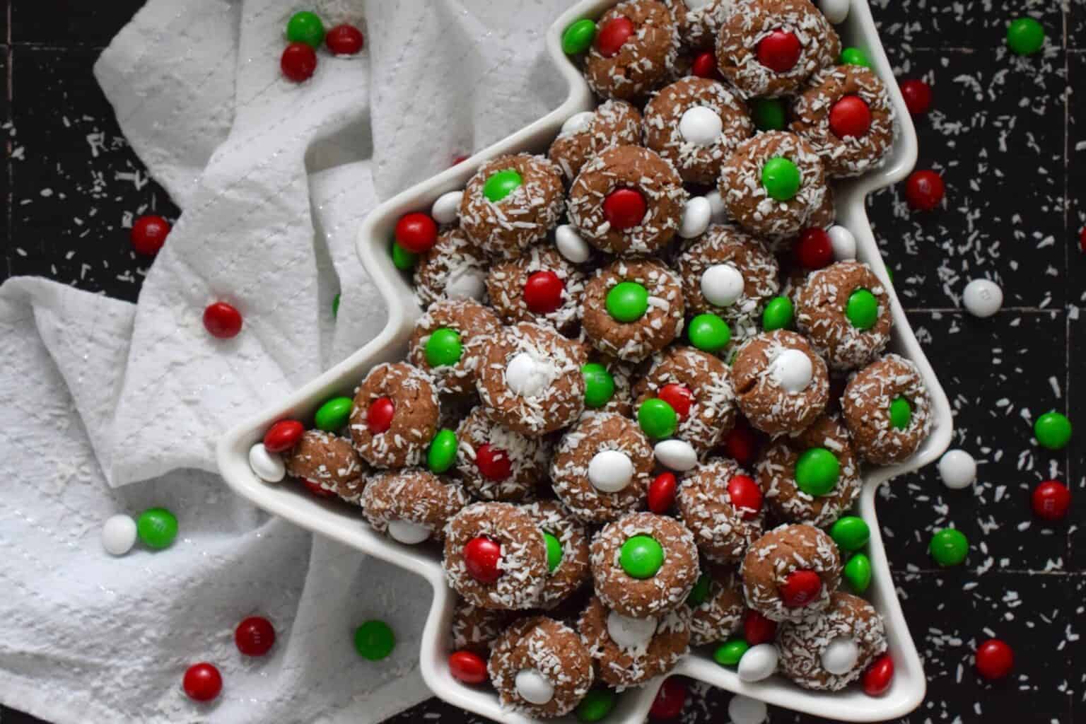No Bake Marshmallow M&M Mint Balls - Lord Byron's Kitchen