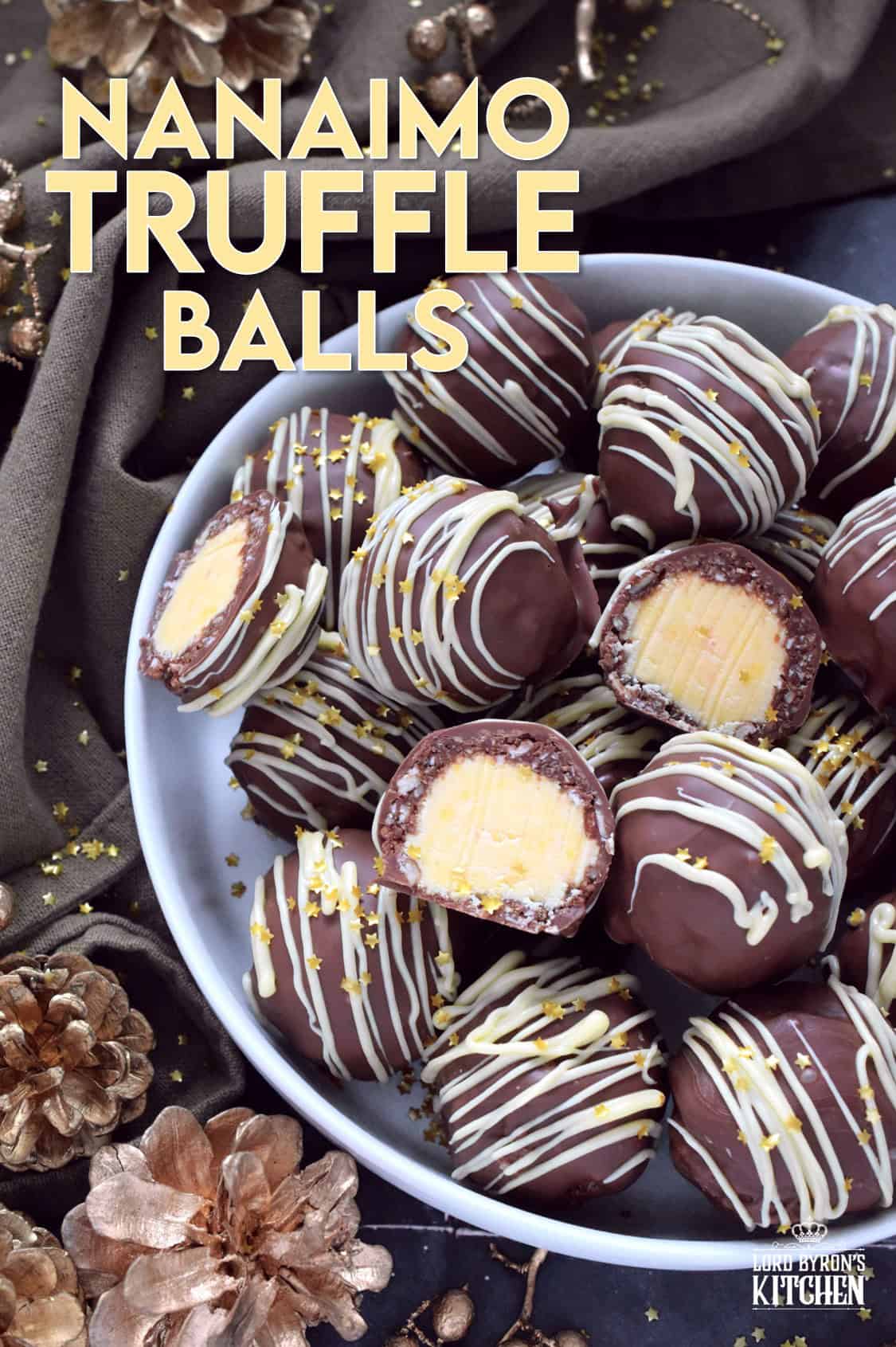 Nanaimo Truffle Balls - Lord Byron's Kitchen
