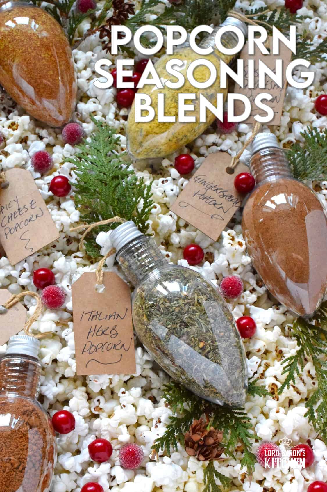 Popcorn Seasoning Blends - Lord Byron's Kitchen