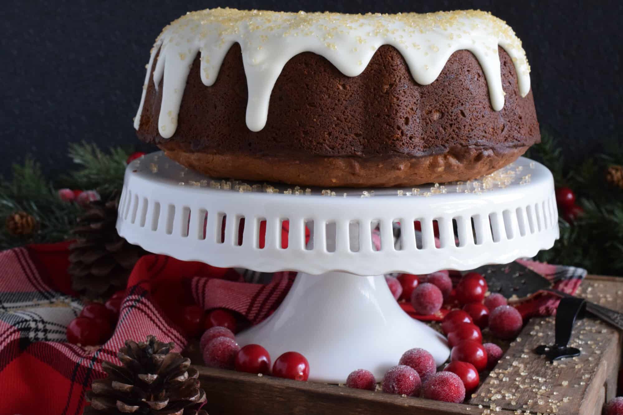 Christmas Mixed Nut Bundt Cake - Lord Byron's Kitchen
