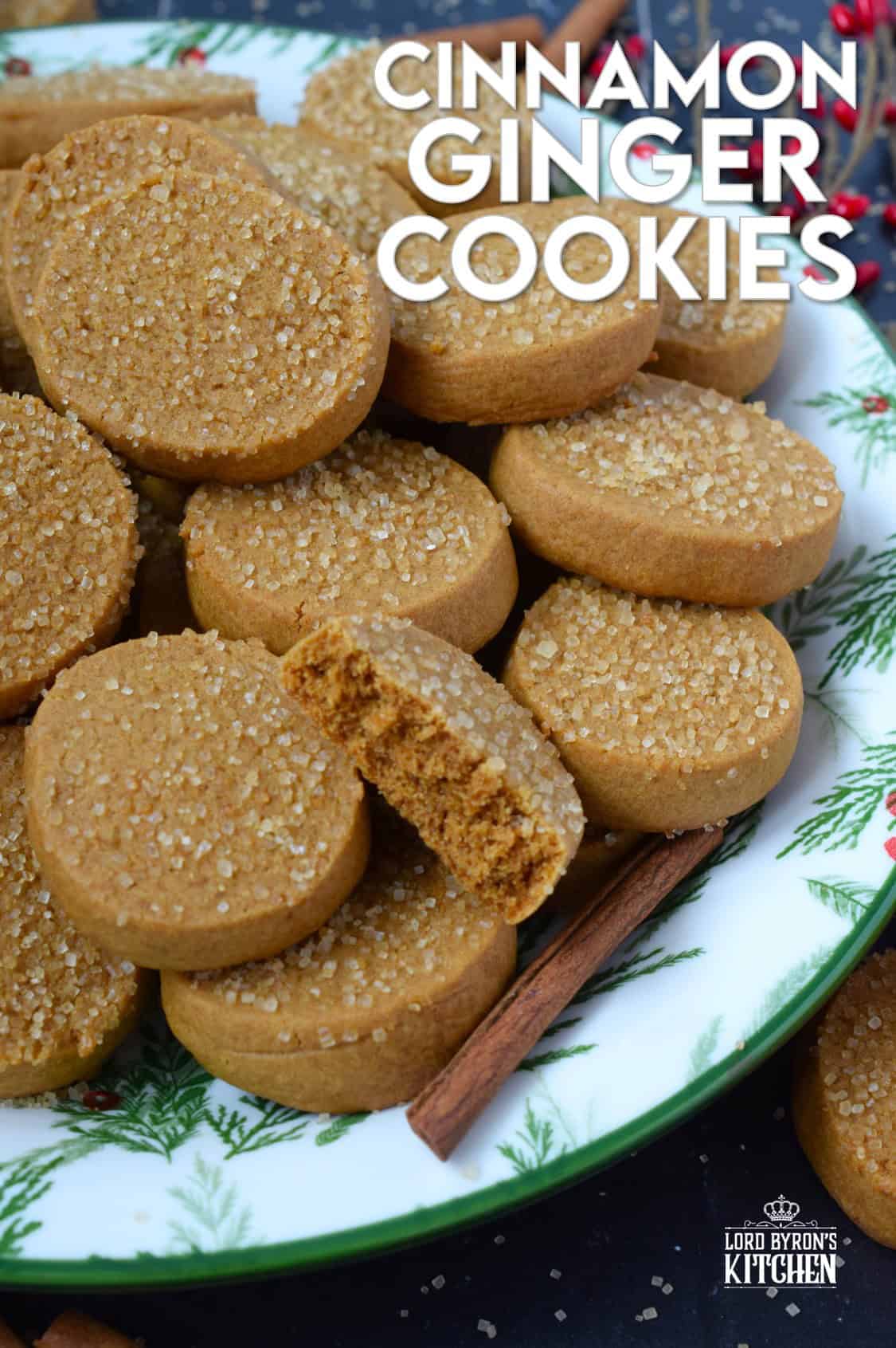 Cinnamon Ginger Cookies - Lord Byron's Kitchen