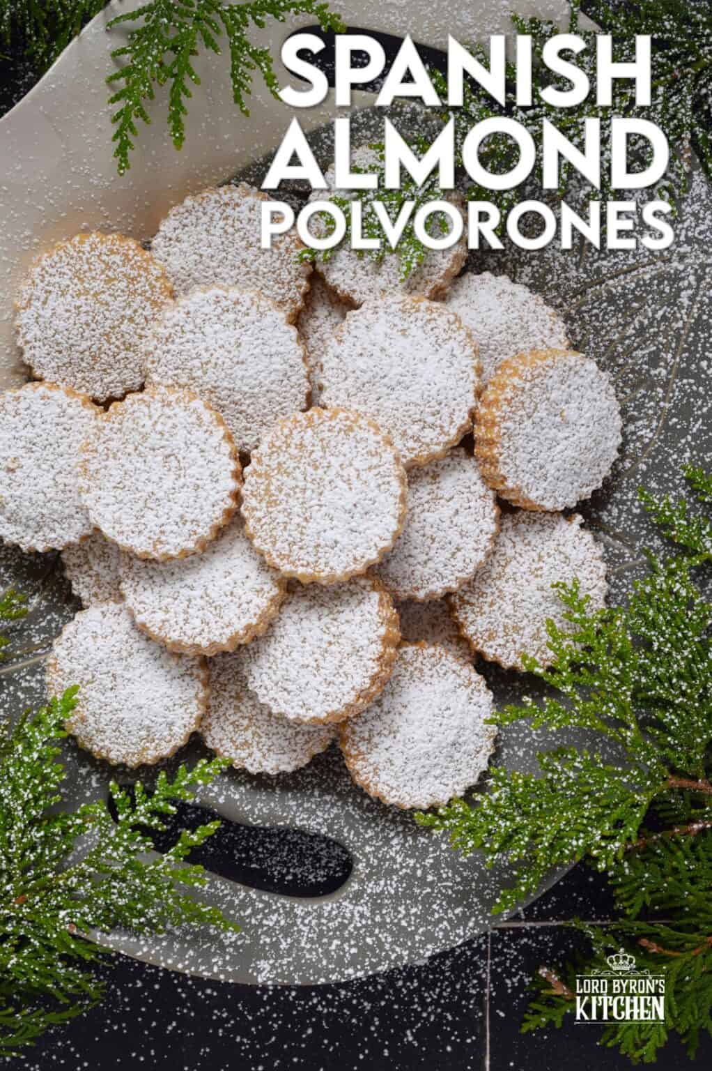 Spanish Almond Polvorones - Lord Byron's Kitchen