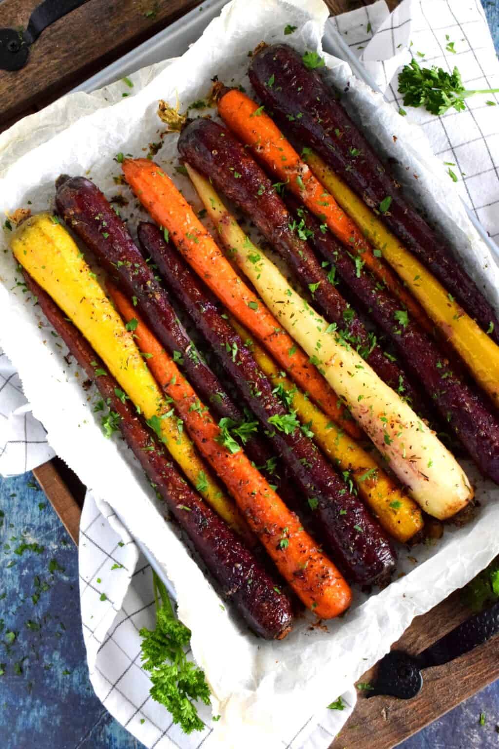 Savoury Roasted Carrots - Lord Byron's Kitchen