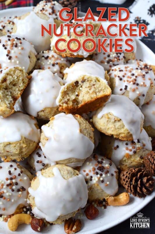 Glazed Nutcracker Cookies - Lord Byron's Kitchen