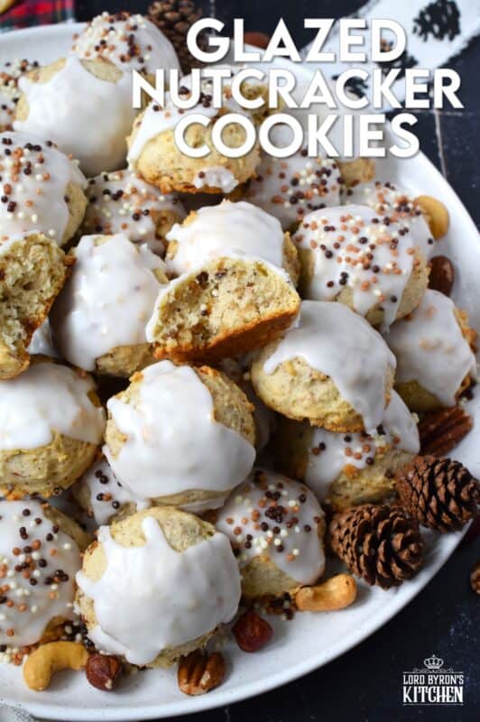 Glazed Nutcracker Cookies - Lord Byron's Kitchen