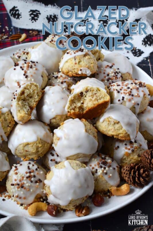 Glazed Nutcracker Cookies - Lord Byron's Kitchen