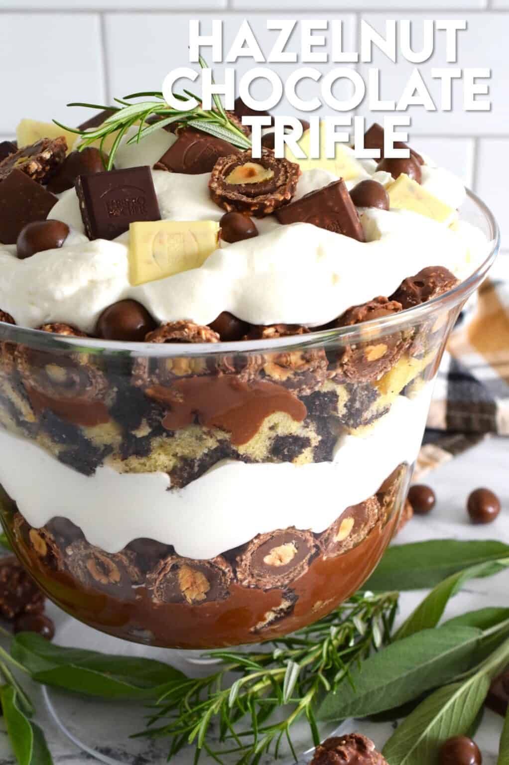 Hazelnut Chocolate Trifle - Lord Byron's Kitchen
