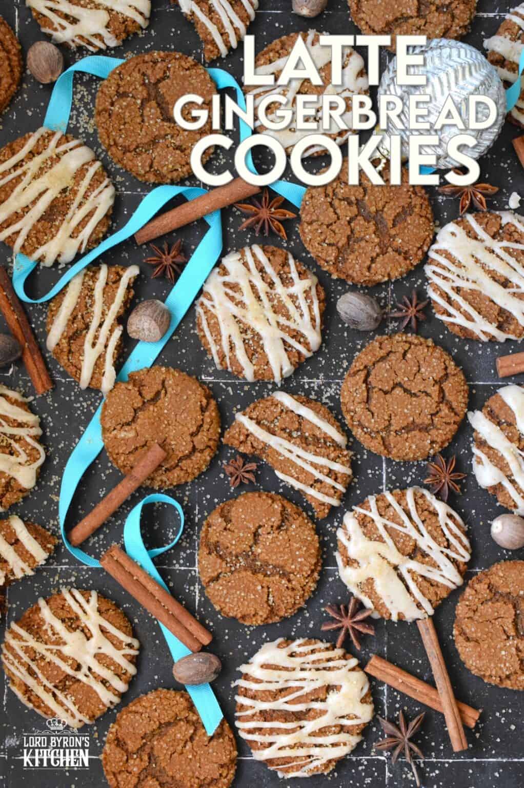 Latte Gingerbread Cookies - Lord Byron's Kitchen