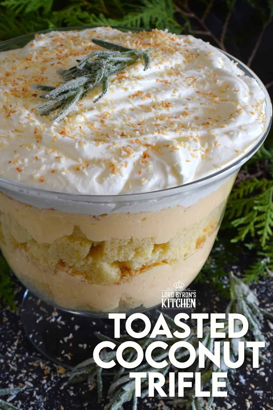 Toasted Coconut Trifle - Lord Byron's Kitchen