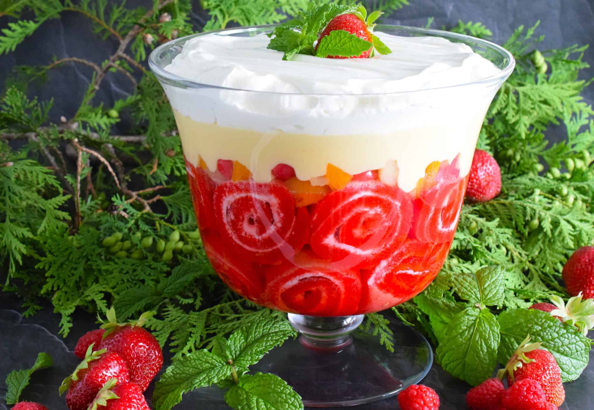 Mom's Jelly Roll Trifle - Lord Byron's Kitchen