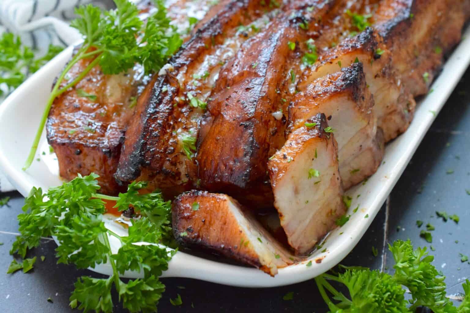 Roasted Pork Belly - Lord Byron's Kitchen