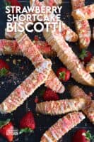 Strawberry Shortcake Biscotti - Lord Byron's Kitchen