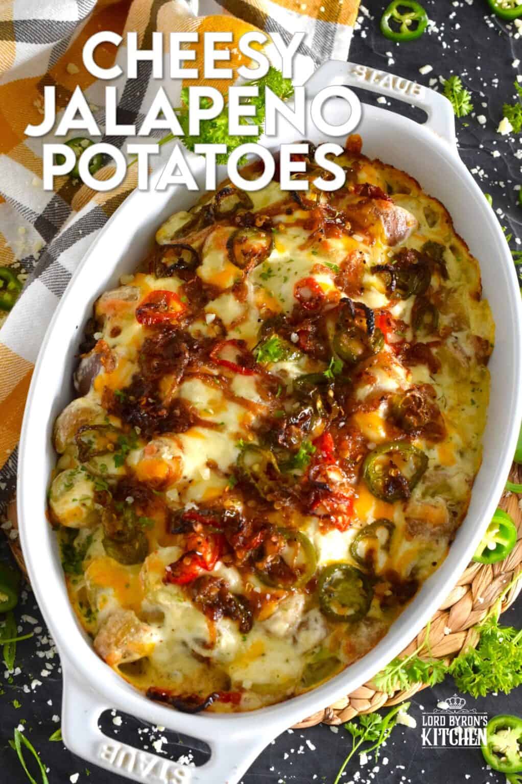 Cheesy Jalapeno Potatoes - Lord Byron's Kitchen