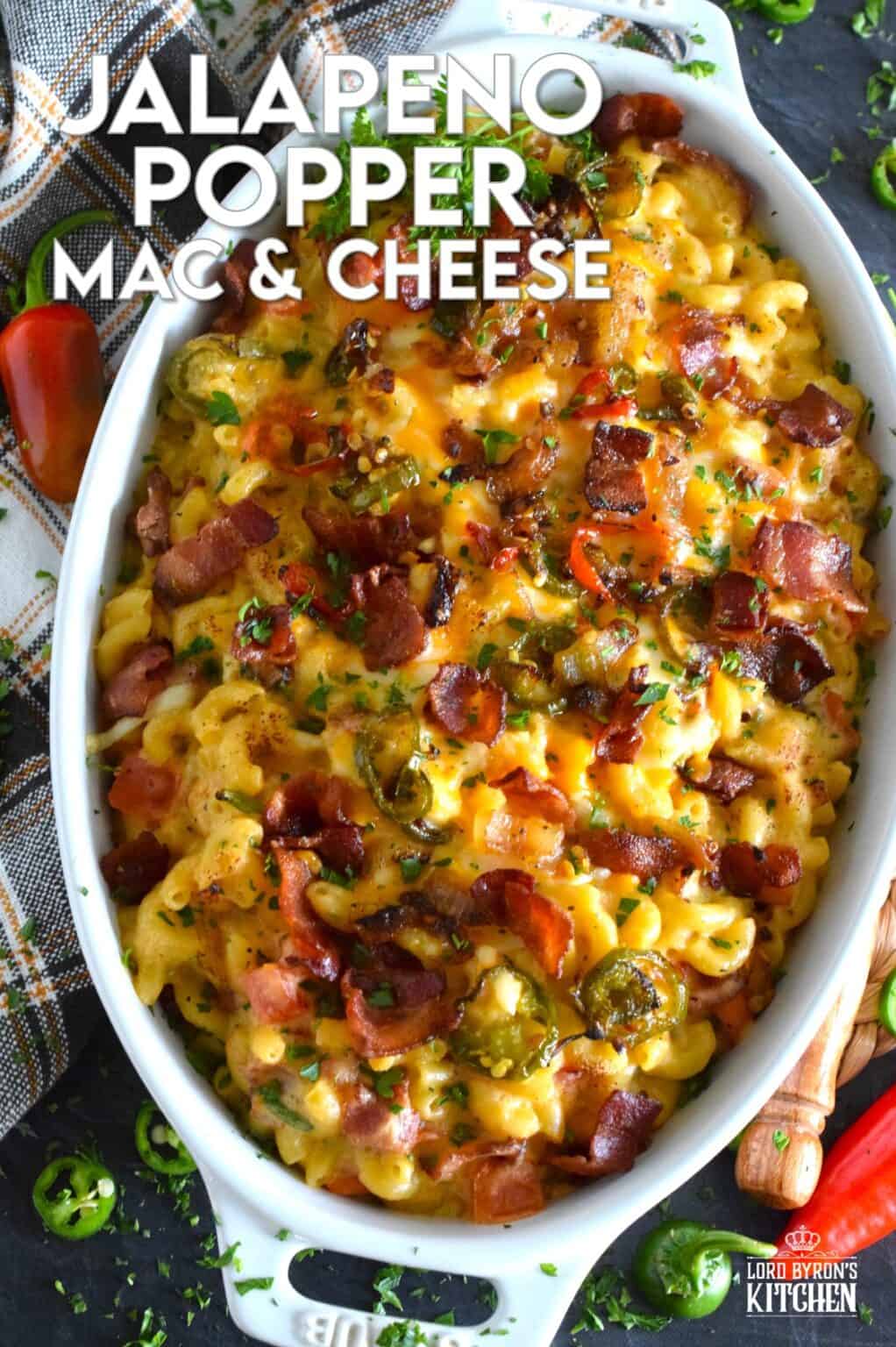 Jalapeno Popper Mac and Cheese - Lord Byron's Kitchen