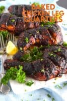 Baked Chicken Leg Quarters - Lord Byron's Kitchen