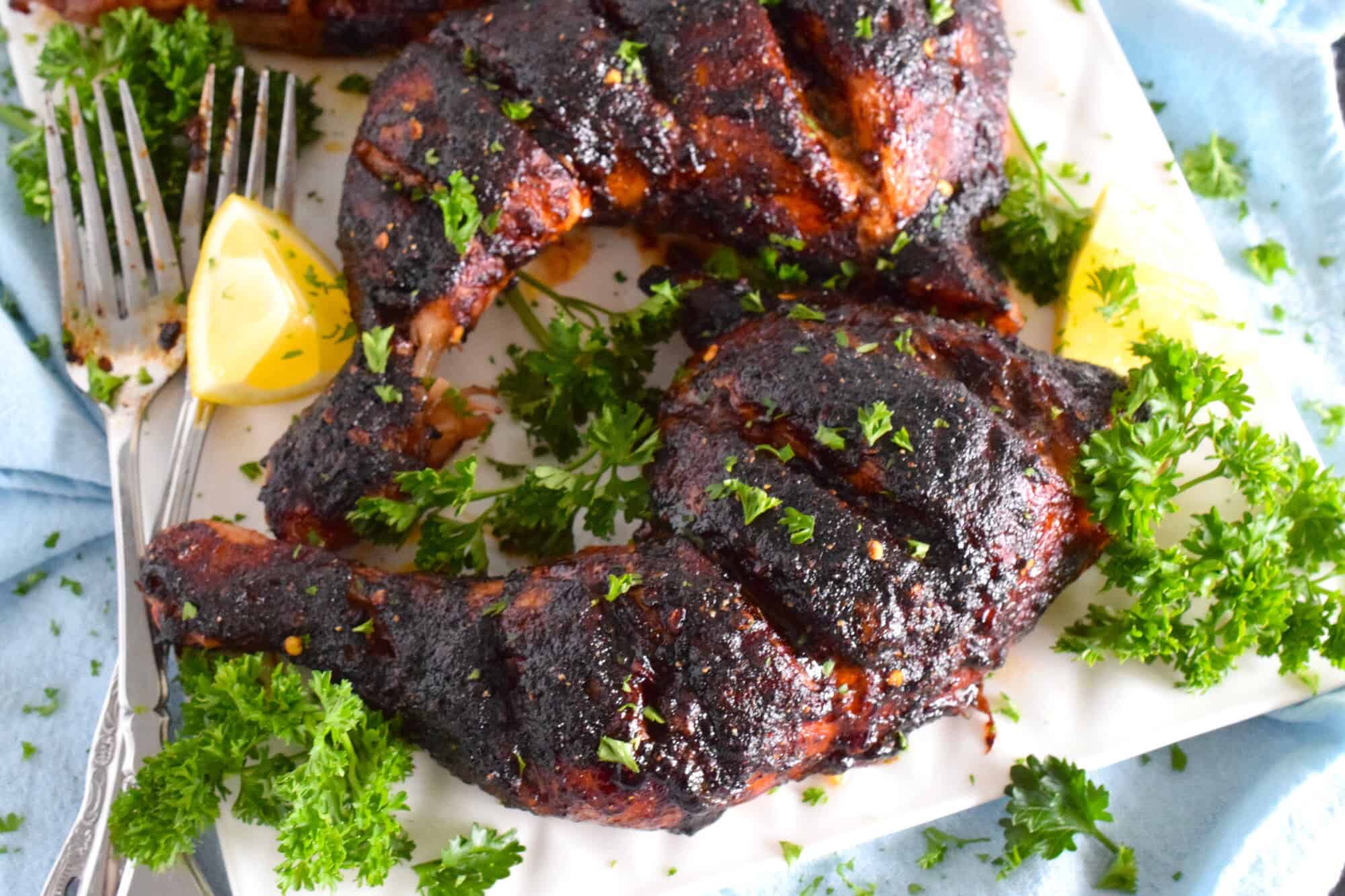 Baked Chicken Leg Quarters - Lord Byron's Kitchen