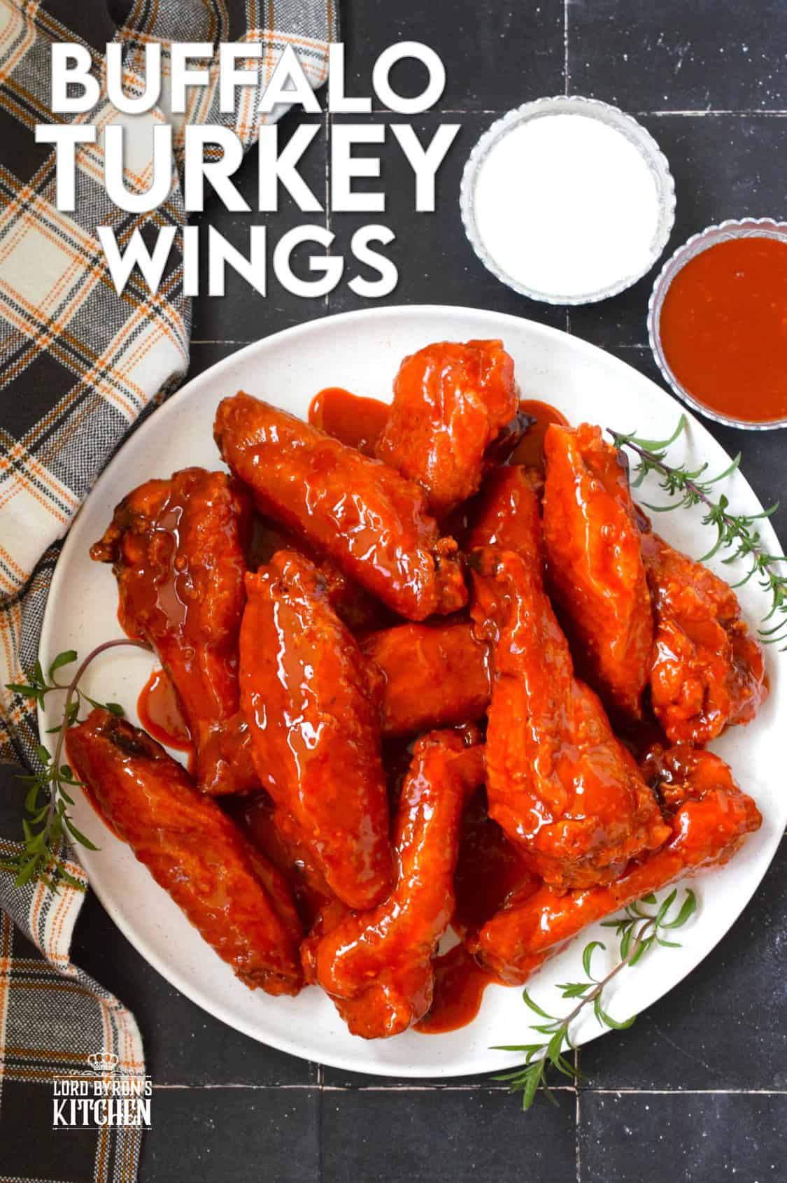 Buffalo Turkey Wings - Lord Byron's Kitchen
