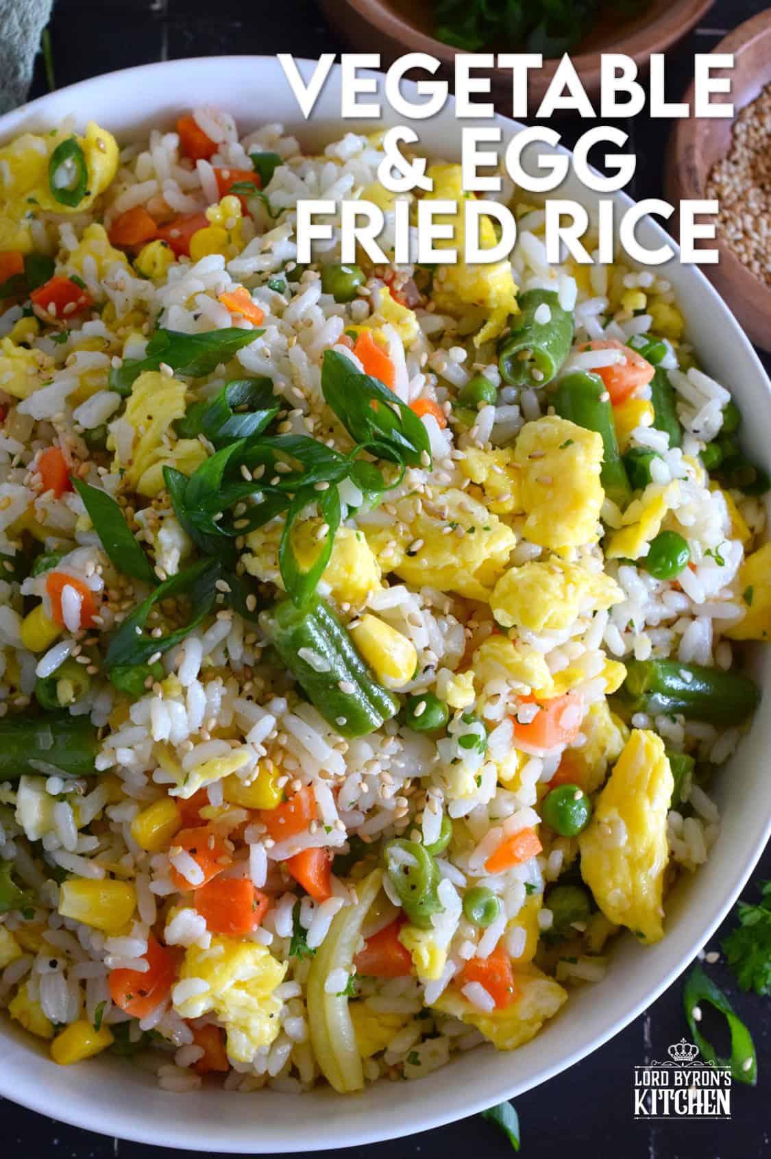Vegetable and Egg Fried Rice - Lord Byron's Kitchen
