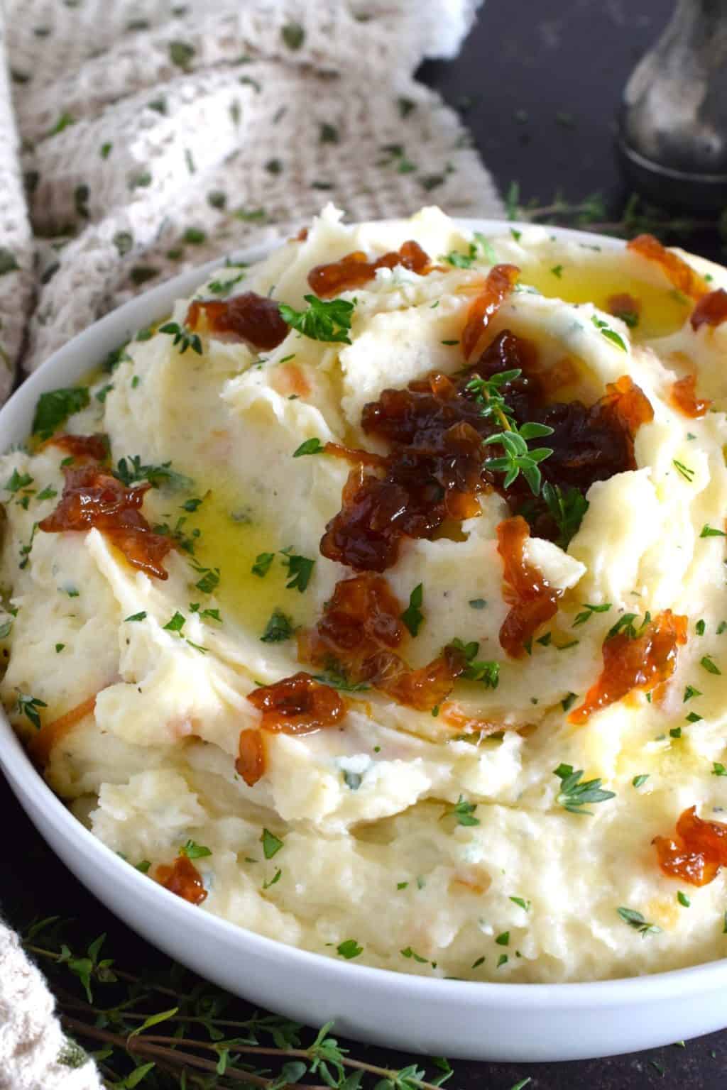 French Onion Mashed Potatoes - Lord Byron's Kitchen