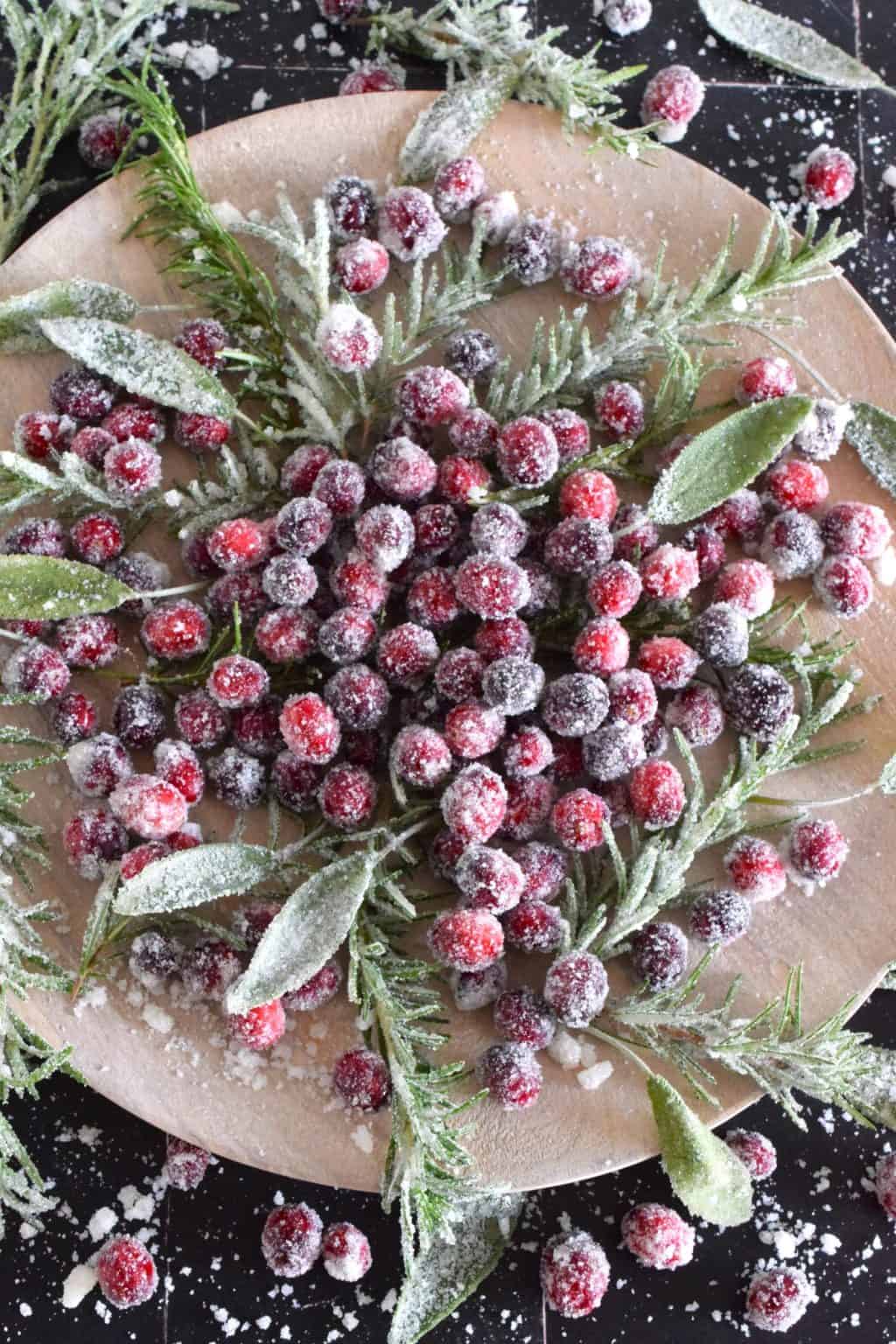 How to Make Sugared Holiday Garnish - Lord Byron's Kitchen