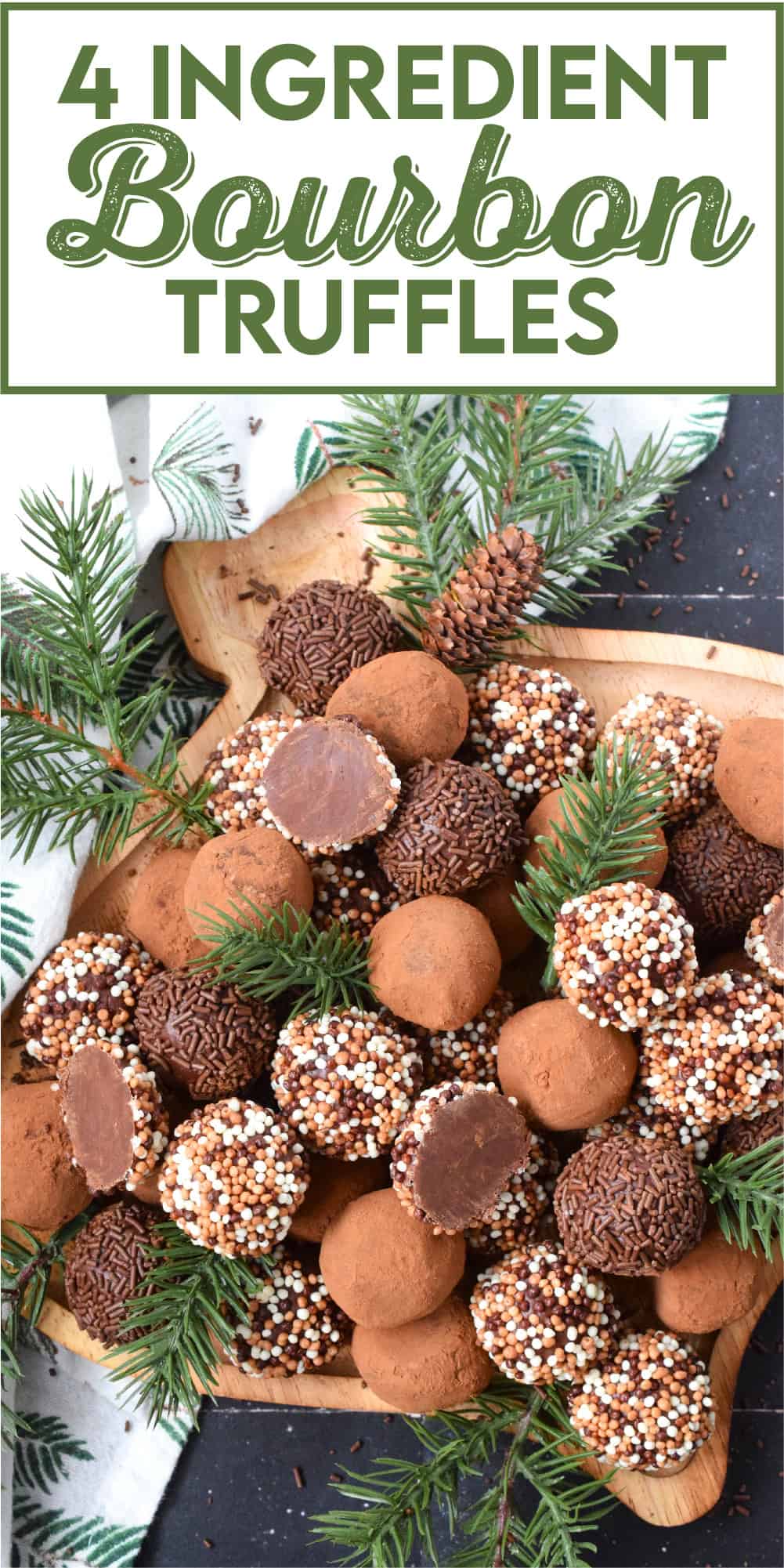 4 Ingredient Bourbon Truffles - Lord Byron's Kitchen