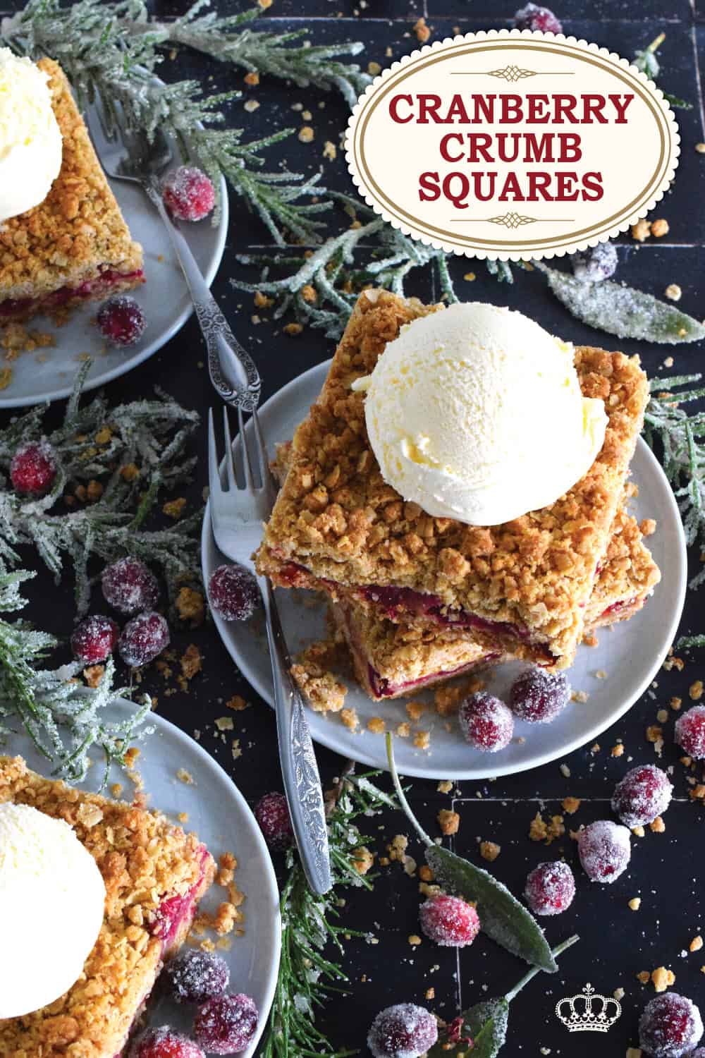 Cranberry Crumb Squares - Lord Byron's Kitchen