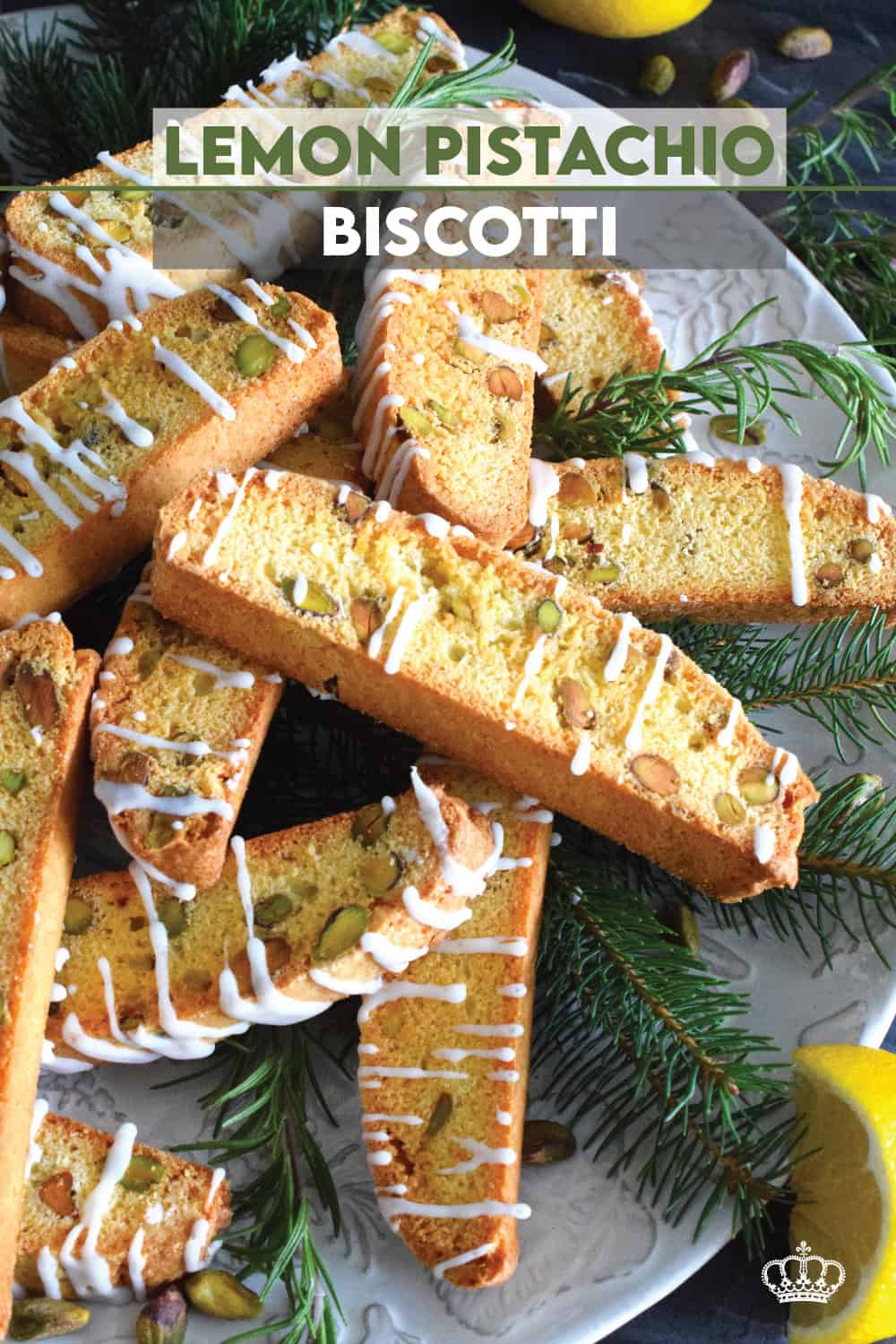 Lemon Pistachio Biscotti - Lord Byron's Kitchen